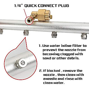Hourleey 2-in-1 Undercarriage Pressure Washer Cleaner, Power Washer Surface Cleaner, 4000 PSI Dual-Function Undercarriage Water Car Broom Attachment with 16 Inch 2 Pack Extension Wand (Silver)