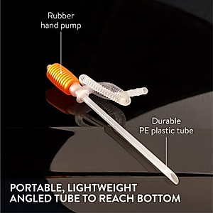 Water & Fuel Transfer Pump Siphon - Large Squeezing Gas Siphon for Lawn Mowers & Manual Pumping Petrol, Water Syphon, Alcohol and more! - Siphon Pump for Gasoline (By Luigi's)