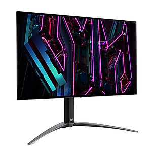 Acer Predator X27U | 27" WQHD 2560 x 1440 OLED Gaming Monitor | AMD FreeSync Premium | Up to 240Hz | Up to 0.01ms | 1000nits@HDR 3% | DCI-P3 99% | Delta E<1 | USB Type-C, DP 1.4 & 2 x HDMI 2.0