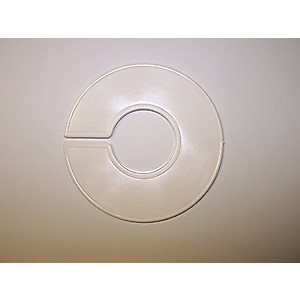 Clothing Rack Rod Blank Round Dividers 12 NEW Blank Round Size Dividers for Retail Clothing Racks for Clothes Stores or Home - 12 Pcs Round Size Rack Dividers Box