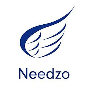 Needzo Traditional Ceramic Japanese Rice Bowl for Ramen, Soup, White Rice, with Pink Dog Design