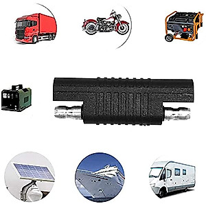 dstfuy SAE Reverse Connector,SAE Polarity Reverse Adapter Connectors,Quick Disconnect Extension Cable Plugs for Solar Panel,Battery Power Charger,Automotive.(4Pack)