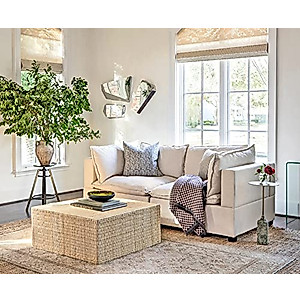 ALBANY PARK Kova 84" Modern Modular Sofa Sectional, Beige