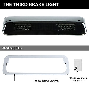 LED Third 3rd Brake Light for 04-08 Ford F150, 07-10 Explorer, 06-08 Lincoln Mark Rear Cargo Lamp High Mount Stop light