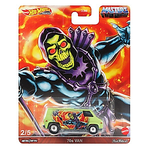 Hot Wheels Pop Culture 70's Van 1:64 Scale Vehicle for Kids Aged 3 Years Old & Up & Collectors of Classic Toy Cars, Featuring New Castings & Themes