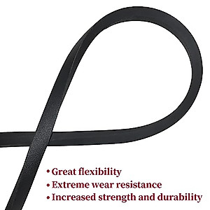 GELASKA 2 Pack HS35 V-Belt 22431-727-013 V-Belt (5/8" x 39") for Honda HS35 Snow Blower and FC600 FC600K1 FC600K2 FR650 FR750 FG400 FG500 Tillers