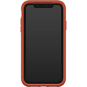 OtterBox Symmetry Series Case for iPhone 11 and iPhone XR - Includes Cleaning Cloth - Risk Tiger (Mandarin RED/PUREED Pumpkin)