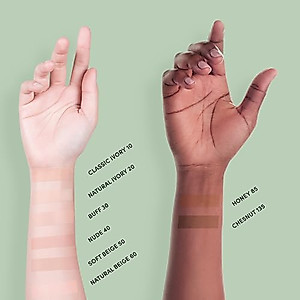 Neutrogena SkinClearing Mineral Acne-Concealing Pressed Powder Compact, Shine-Free & Oil-Absorbing Makeup with Salicylic Acid to Cover, Treat & Prevent Breakouts, Natural Ivory 20,.38 oz (Pack of 2)