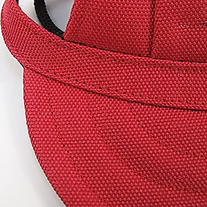 1Pc Dog Baseball Hat, Dog Hat Dog Cap Hats for Dogs Dog Visor Hats Sports Hats with Ear Holes Dog Sun Visor Hat with Adjustable Chin Strap for Pet Sun Protection, Size S