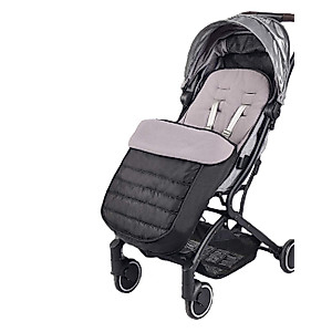 Outdoor Stroller Bunting Bag, Universal 3 in 1 Winter Outdoor Tour Toddler Universal Stroller Sleeping Bag, Cold-Proof Detachable&Temperature Regulation Footmuff for Stroller (Black)
