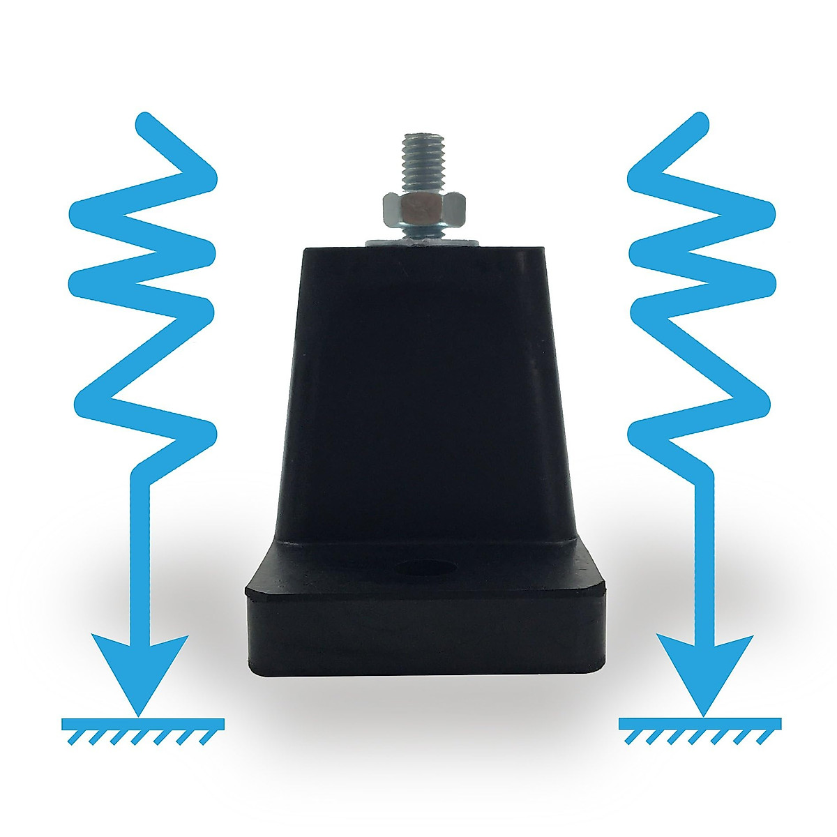 Anti-Vibration Shock Absorbing Rubber Mounting Bracket for Ductless Mini Split Air Conditioner Condensers