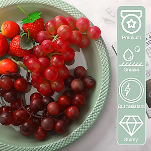 Dandat 36 Pcs Sage Green Plastic Plates 9 Inch Disposable Green Plates Sage Green Plates Round Dinner Dessert Plates for Birthday Wedding Bridal Shower Baby Shower Graduation Party