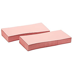96-Pack #10 Blush Pink Envelopes Bulk with Gummed Seal and V-Flap for Party Invitations, Mailing Business Letters, Checks, Invoices, Baby Showers, Banquets, Weddings (4 1/8 x 9 1/2 in)