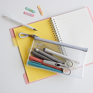 Raymei Fujii KPF6031LN Pen Case, Kept Clear Pen Case, Light Gray