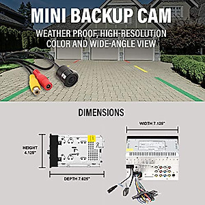 BOSS Audio Systems BVB9364RC Car DVD Player - Double Din, Bluetooth Audio and Hands-Free Calling, 6.2 Inch Touchscreen LCD, MP3, CD, DVD, USB, SD, AUX in, AM/FM Radio, Rearview Camera Included