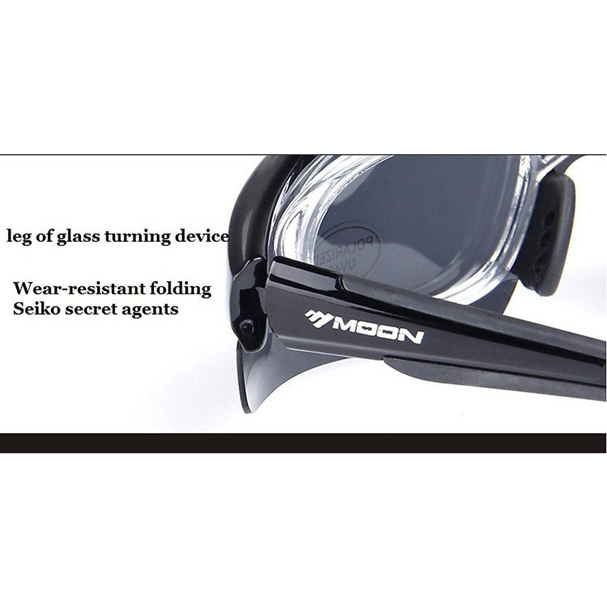 Lorsoul Polarized Sports Sunglasses with 5 Interchangeable Lenses, Tr90 Unbreakable glasses for Men Women Cycling Driving Running MTB Racing Ski Goggles (Black)