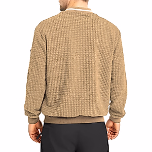 SAVKOOV Mens Lightweight Jacket Casual Bomber Jacket Varsity Coat