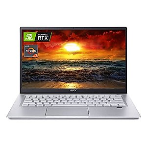 acer Swift X Creator Laptop | 14" Full HD 100% sRGB | AMD Ryzen 7 5800U | GeForce RTX 3050Ti Graphics | Wi-Fi 6 | Backlit Keyboard | Fingerprint Reader | Windows 11 (16GB RAM | 1TB PCIe SSD)
