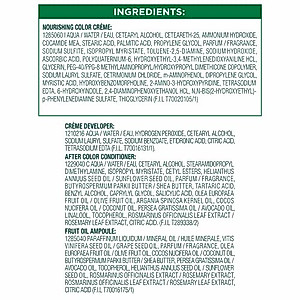 Garnier Hair Color Nutrisse Nourishing Creme, 40 Dark Brown (Dark Chocolate) Permanent Hair Dye, 1 Count (Packaging May Vary)