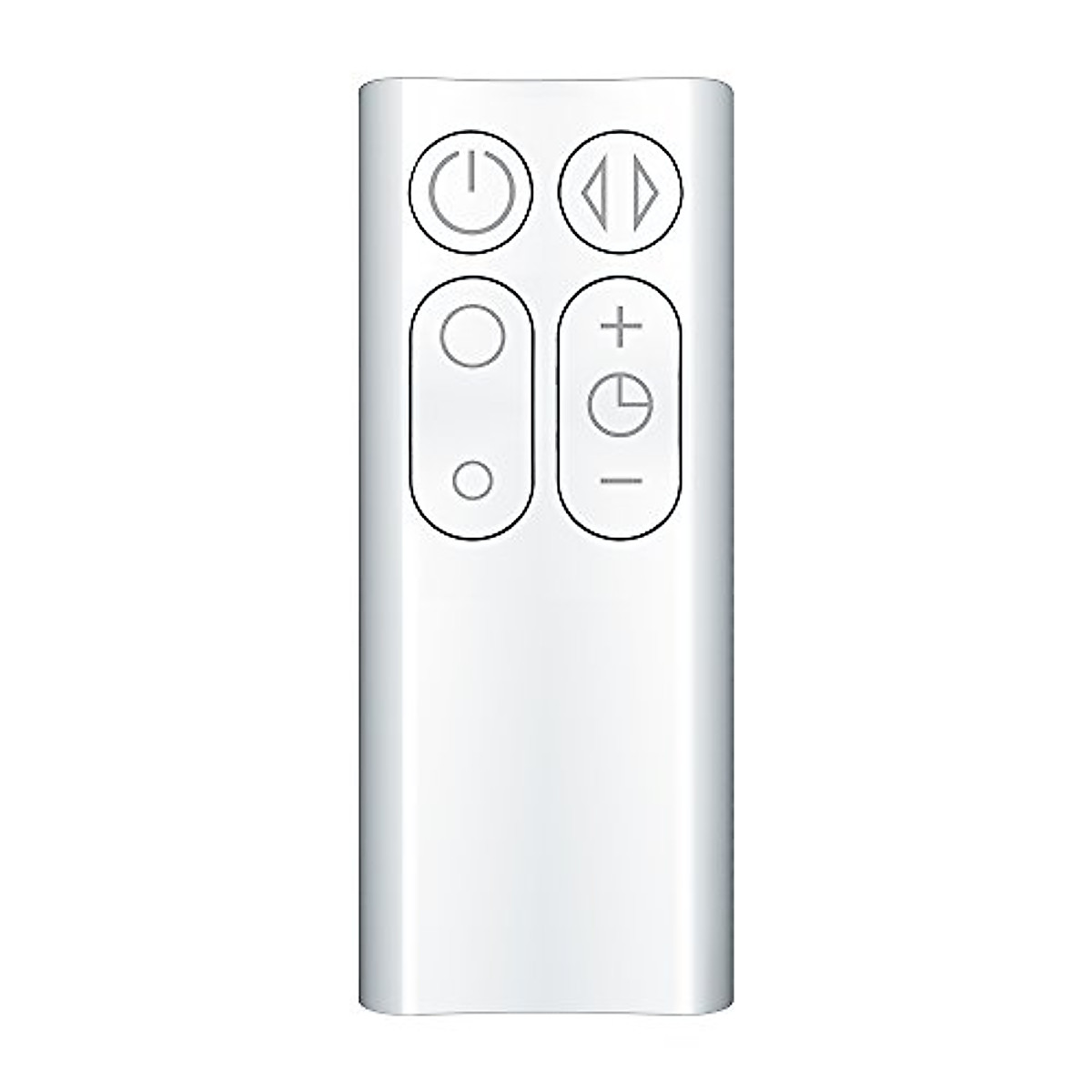 Dyson Cool AM07 Air Multiplier Tower Fan, White/Silver