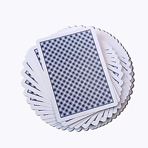 IMAGAME Plastic Playing Cards, Poker Size, Casino Quality, Jumbo Index, Waterproof & Washable, Perfect for Texas Hold’em Poker, 6 Blue Deck & 6 Red Deck