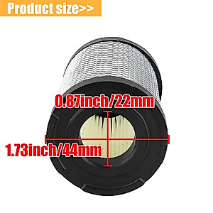 QAZAKY 6PCS Filter Compatible with Tecumseh 35066 OVRM105 TC200 TC300 TCH300 TVS100 TVS105 AM123992 314 314F Sears 63087A Craftsman 33342 63087A Lawn Mower Lawn-Boy 10200 ENGINE_AIR_FILTER