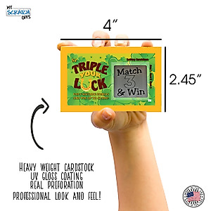 My Scratch Offs 5 Cards Adult Scratch Off Lotto Fake Triple Your Luck Lottery Tickets for Pregnancy Announcement