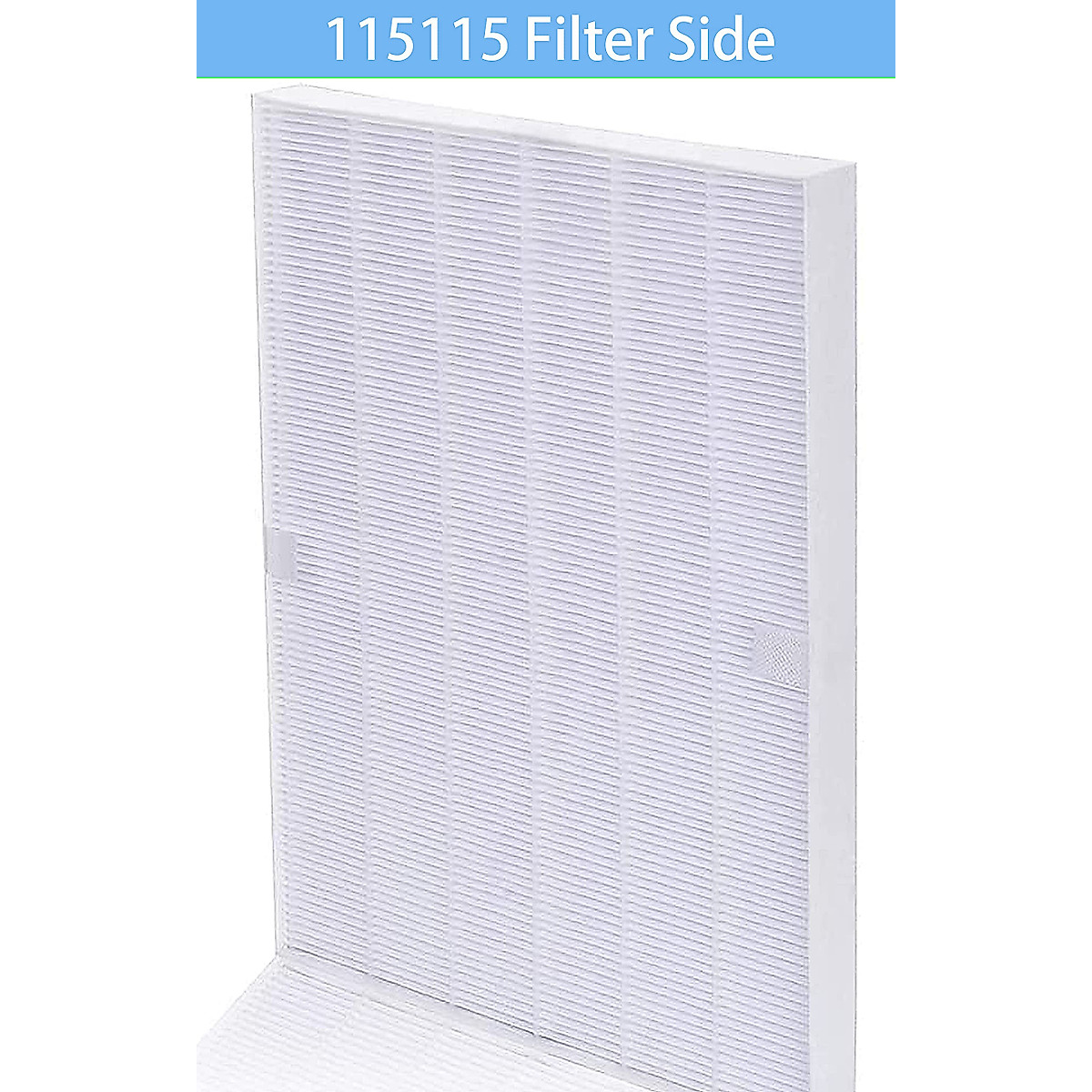 115115 Filter, Replacement Filters A 115115 Size 21 Compatible with Winix PlasmaWave air Purifier 5300 6300 5300-2 6300-2 P300 C535 AM90 1 True HEPA Filter and 4 Active Cotton Filters (White+Black)