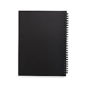 TRU RED Medium Soft Cover Meeting Notebook, Blk Tr54988