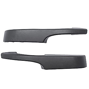 Interior Pull Door Handle, Compatible with 2003-2019 Chevy Express, GMC Savana 1500 2500 3500, Complete Armrest (Pewter Grey), Front Left Driver & Right Passenger Side | Replace# 25750064,10388389