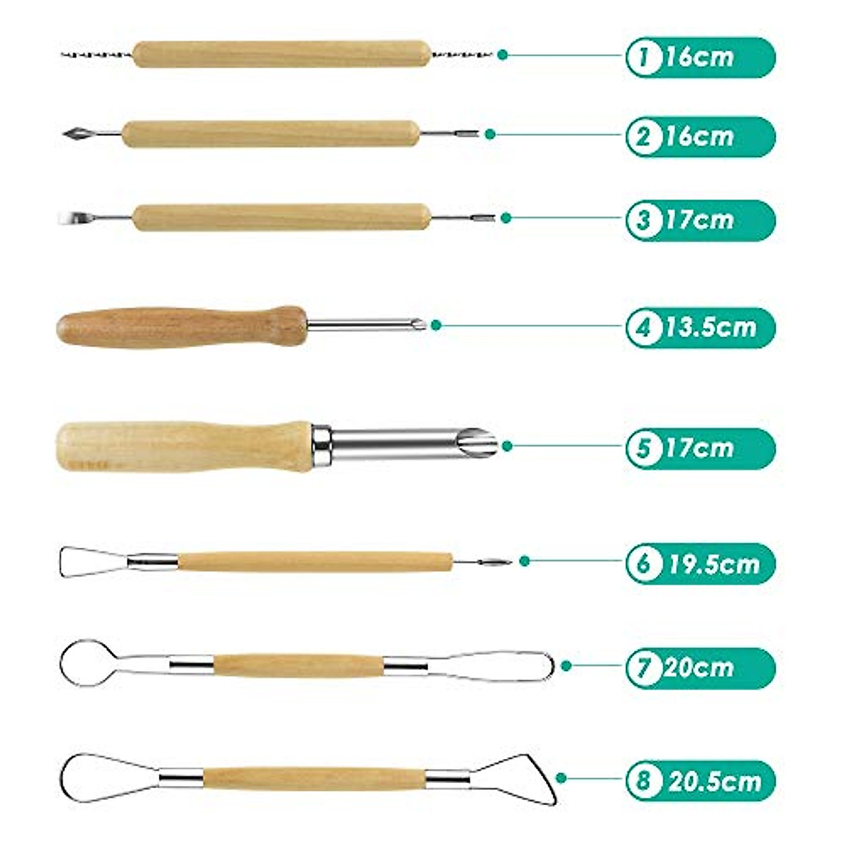 ERKOON 13 Pieces Halloween Pumpkin Carving Kit Professional Stainless Steel Carving Tools Set with Carrying Case Pumpkin Cutting Sculpting Tool for Halloween Decoration Jack-O-Lanterns