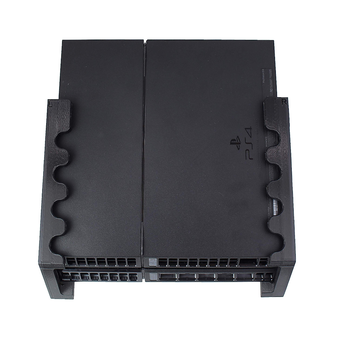 Glistco Stealth Mount - Under Desk Mount compatible with PS4 Pro Black