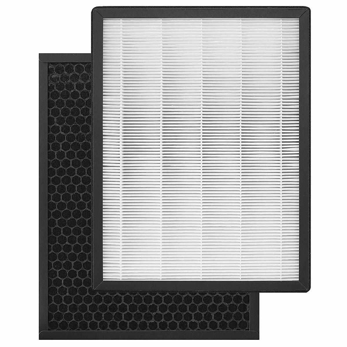 Nyingchi AP-B102 H13 True HEPA Replacement Filter，Compatible with Alexapure Breeze AP-B102 and 3049 Air Purifiers，1Replacement Filter Kit (1HEPA+1Carbon)
