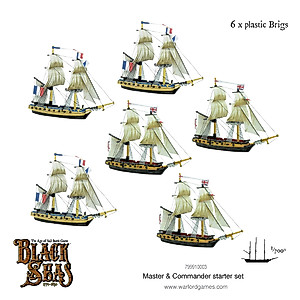 Master & Commander Starter Set by Warlord Games - Black Seas The Age of Sail Game for 2 or More Players Using Miniatures