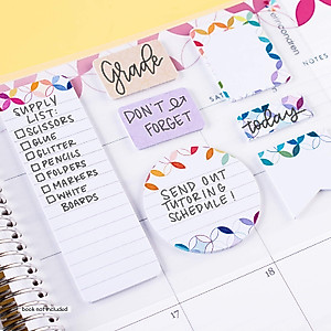 Snap-in Stylized Sticky Notes Dashboard in MCC, Snap This Mid Century Circles Dashboard into Your Coiled Planner or Binder, Jot Down a Reminder or Mark a Page in Style by Erin Condren