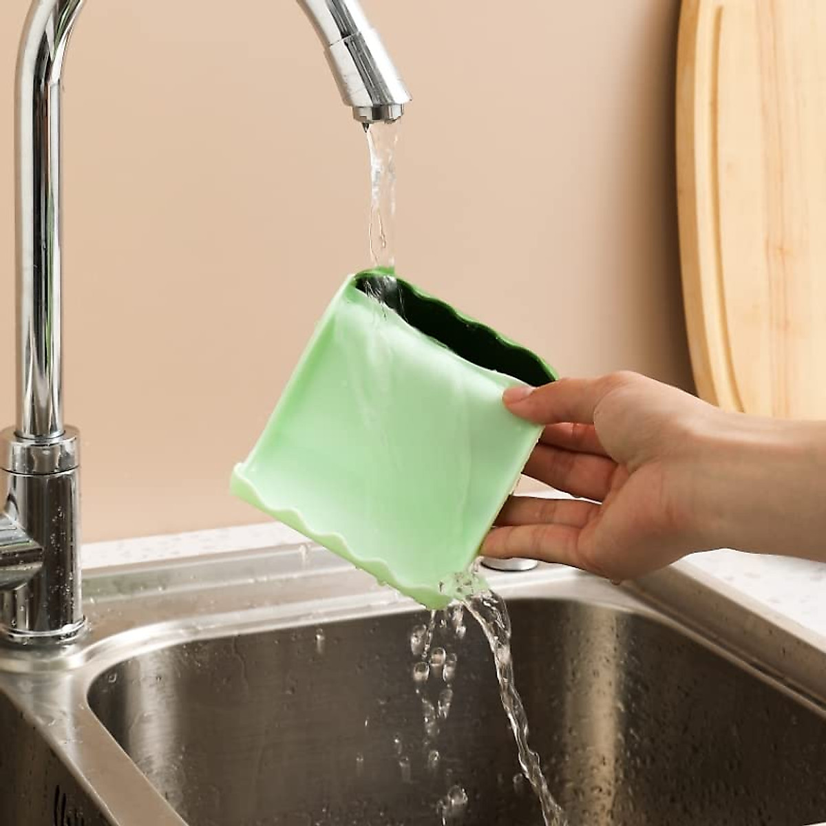 Pot lid holder Utensil Rest Holder for Kitchen Cooking, Heat-Resistant, Free Spoon Rest & Spoon Holder, Creative Kitchen Spatula Rest Organizer for Ladles, Tongs, Forks (White)