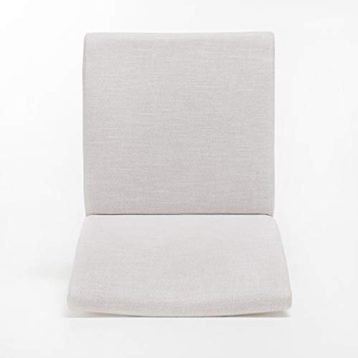 Christopher Knight Home Kwame Fabric / Oak Finish Dining Chairs, 2-Pcs Set, Light Beige