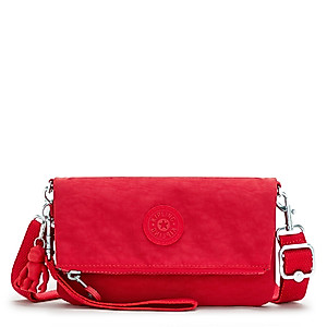 Kipling womens Lynne Crossbody Bag, Red Rouge, 8 L x 4.75 H x1 D US