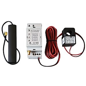 IAMMETER Bi-directional, Din Rail,Split Core CT,Solar PV System monitoring,Power Usage Monitor, Modbus TCP/RTU, Home-Assistant,NodeRed,Openhab,Iobroker,Single Phase Energy Meter,WiFi,150A,60Hz,CE,FCC