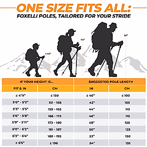 Foxelli Carbon Fiber Trekking Poles – Lightweight Collapsible Hiking Poles, Shock-Absorbent Walking Sticks with Natural Cork Grips, Flip Locks, 4 Season/All Terrain Accessories and Carry Bag