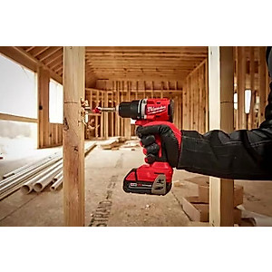 Milwaukee 3601-20 M118 18V Lithium-Ion Brushless Cordless 1/2 in. Compact Drill/Driver (Tool Only), Red