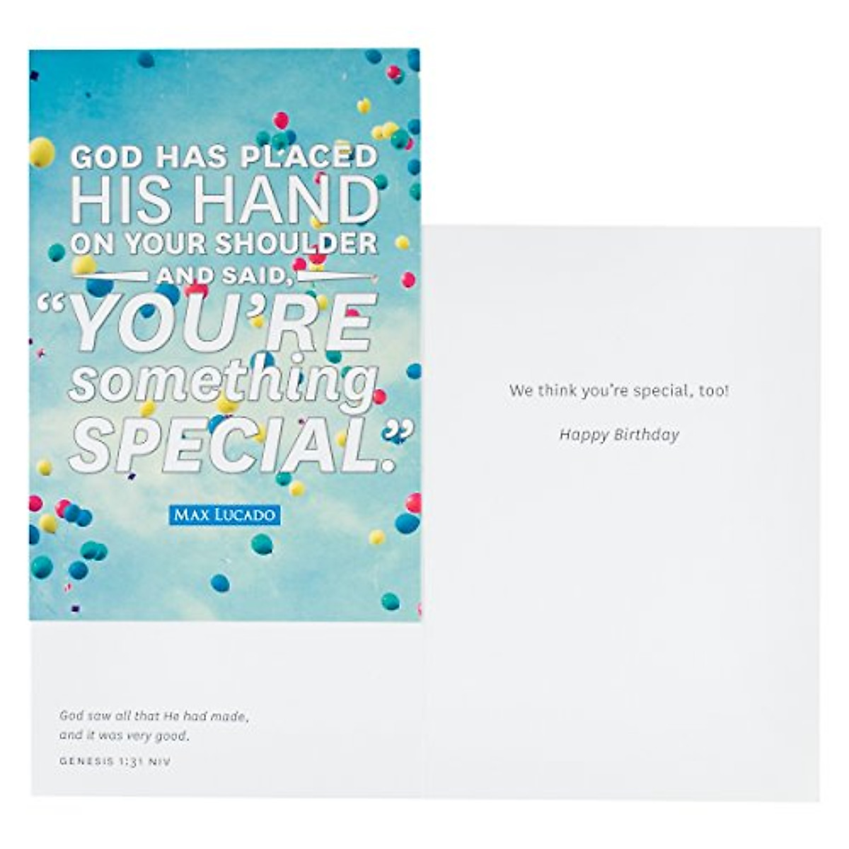Birthday Inspirational Boxed Cards - Max Lucado - God Made You