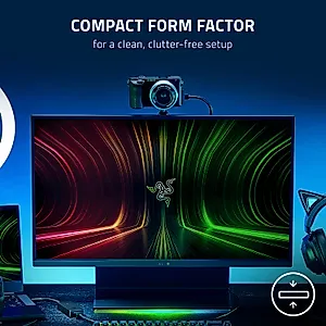 Razer Ripsaw X USB Capture Card w/Camera Connection: 4K 30FPS - OBS & Streamlabs Compatible - for Streaming, Gaming, Video Conference, Zoom, Teams - HDMI 2.0 & USB 3.0 - Compact Design - Plug & Play