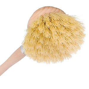 REDECKER Tampico Fiber Bristle 2-Inch All-Purpose Kitchen Dish Scrub Brush with Beechwood Handle - Bamboo Dish Brush Alternative for Pots, Pans, and Kitchen Utensils - Wood Dish Brush
