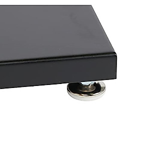 Clothing Rack - Black 2-Way - Straight & Slanted Arms with Black Matte and Chrome Accents - Adjustable from 48" to 72" - Use for Retail, Restaurants, and Home Storage