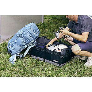 Thule Go Box Organizer - Medium size - Sturdy Trunk Organizer - Foldable - Water Resistant - Attachable Cover - Cargo Storage Accessory