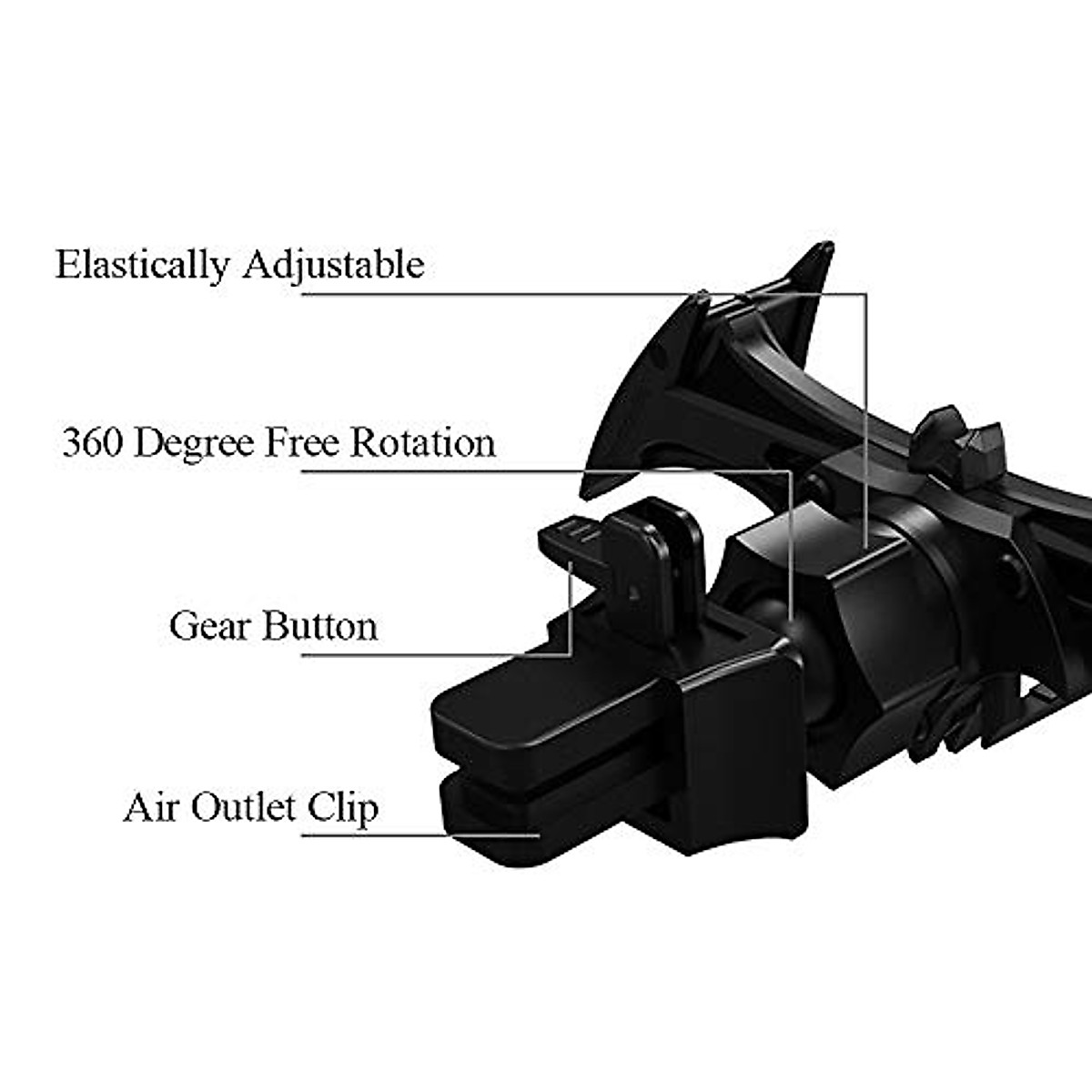 RFSRZ Car Vent Bat Mount Creative Bat Car Phone Holder Mount Universal Gravity Automatic Locking Hands Free