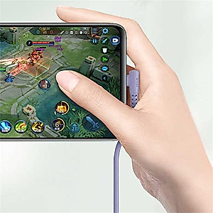 BGNTBUK Charger 10ft USB Cable Right Angle 90° Elbow Liquid Micro USB 3A Fast Charging Cable Lighting Cable