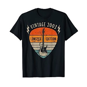 2003 Vintage Birthday Limited Edition Pick Guitar Lover T-Shirt
