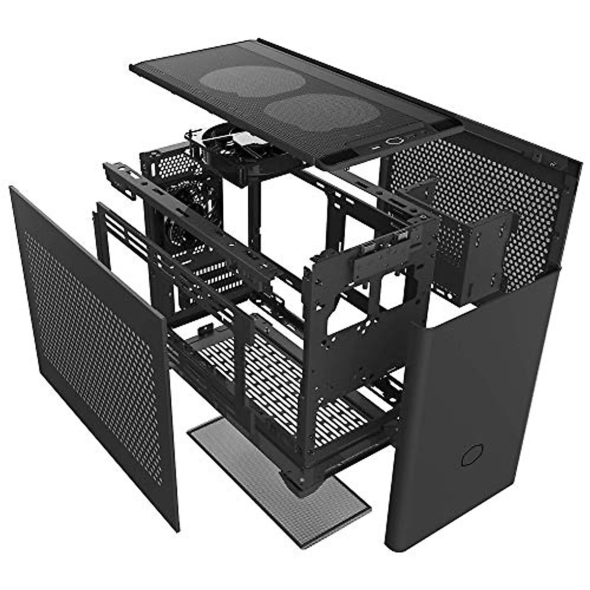 Cooler Master NR200 SFF Small Form Factor Mini-ITX Case, Vented Panels, Triple-slot GPU, Tool-Free, 1x 120mm Fan, 1x 92mm, 360 Degree Accessibility (MCB-NR200-KNNN-S00)
